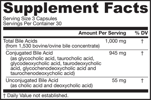 Jarrow Formulas Bile Acid Factors - Jarrow Formulas Bile Acid Factors ...